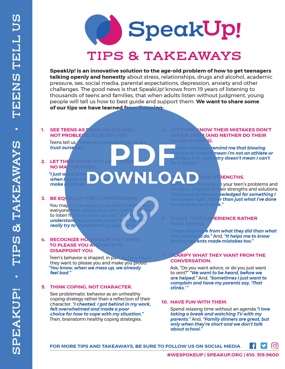 Parenting Tools – SpeakUp!